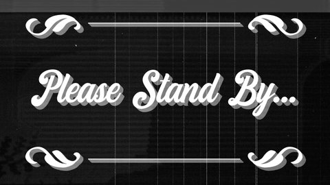 436 Please stand by screen Stock Video Footage - 4K and HD Video Clips ...