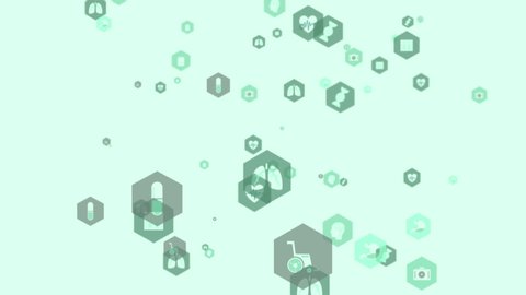 Abstract Medical Background Animation Movement Medical Stock Footage ...