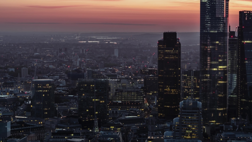 Cinematic Aerial Bird Eye View Stock Footage Video (100% Royalty-free ...