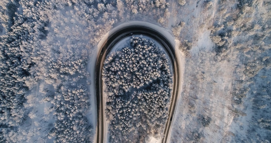 Snowy Road Stock Video Footage - 4K and HD Video Clips | Shutterstock