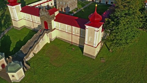 Kraliky Mount Mother God Kraliky Monastery Stock Footage Video (100% ...
