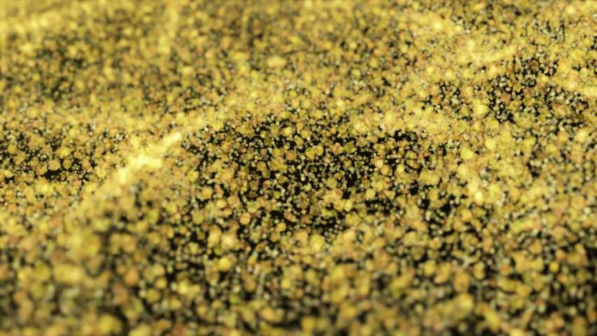 beautiful golden floating dust particles on Stock Footage Video (100% ...