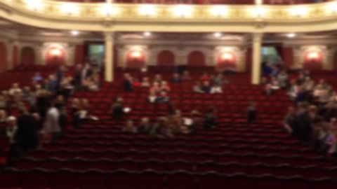 Auditorium Opera House People Sit Places Stock Footage Video (100% ...