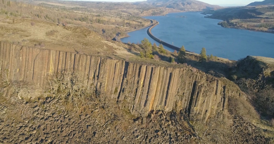 Columbia River Valley landscape in Oregon image - Free stock photo ...