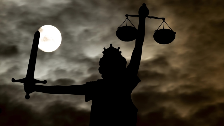 Lady Justice: Time Lapse By Stock Footage Video (100% Royalty-free ...