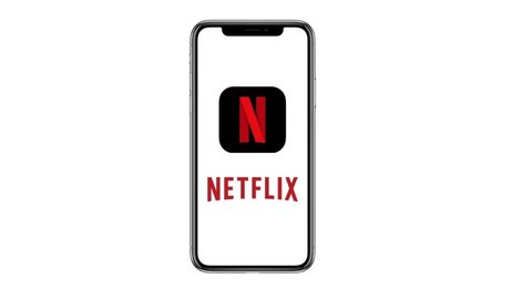 Netflix App Logo Appearing On Smartphone Stock Footage Video (100% ...
