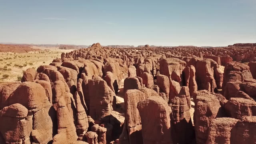 aerial drone shot low flying through Stock Footage Video (100% Royalty ...