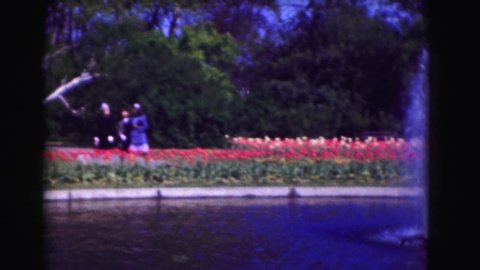 Washington Dc1975 View Monumental Site Waterfall Stock Footage Video ...