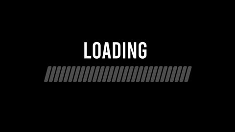 Loading Bar Progress Cartoon Loading Bar Stock Footage Video (100% ...