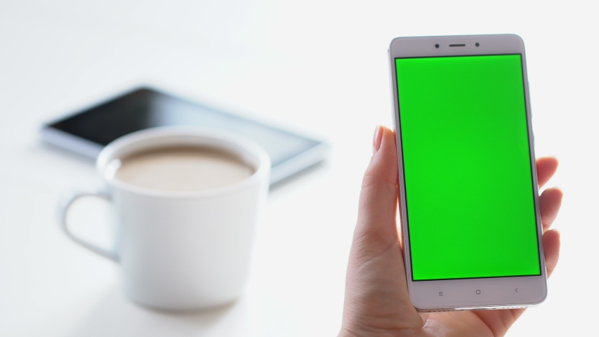 Business Woman Using Smartphone Viewing Stock Footage Video (100% ...