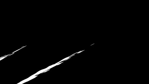 2d Animation Meteorites Falling Through Atmosphere Stock Footage Video ...