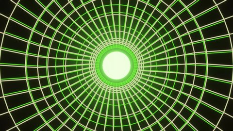 Glowing Spinning Wheel Loop Rendered 3d Stock Footage Video (100% ...