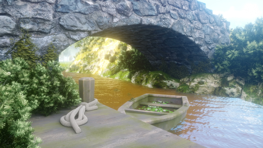 Mills Waterfall with the Mill house image - Free stock photo - Public ...