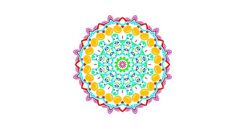 Spinning Abstract Magic Circle Esoteric Cosmic Stock Footage Video (100 ...