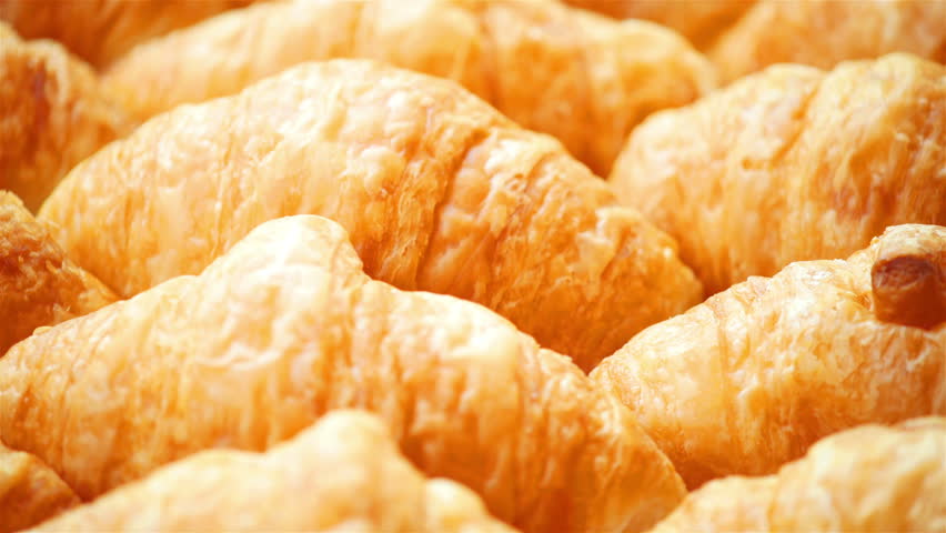 Bakery - Croissant On a Stock Footage Video (100% Royalty-free ...