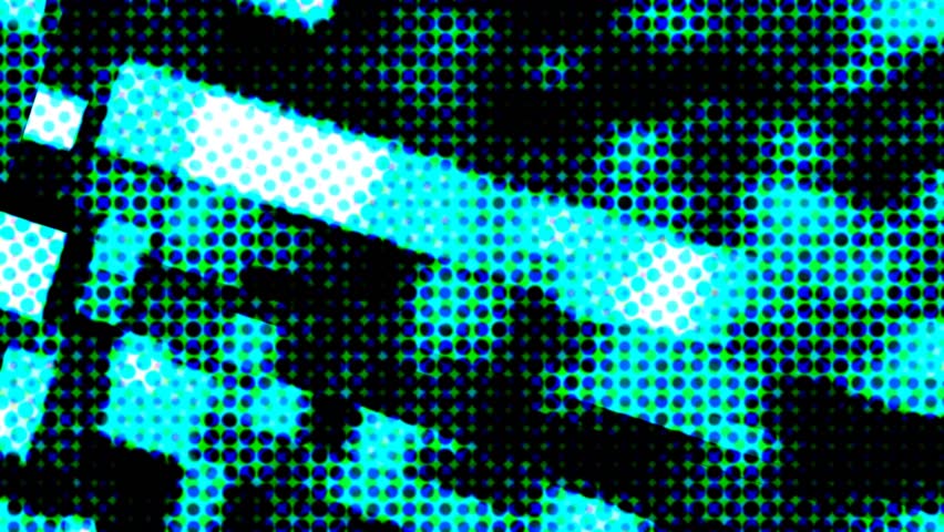 Cyber Cyan Square Abstract Texture Stock Footage Video (100% Royalty ...