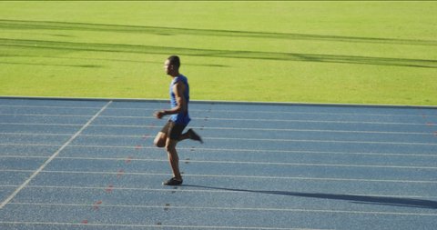 Side View Caucasian Mixed Race Male Stock Footage Video (100% Royalty ...