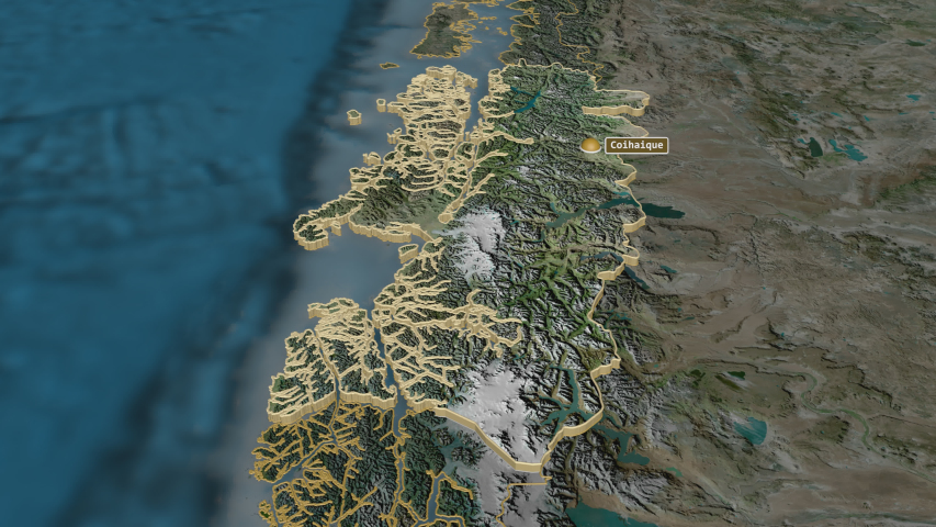 Satellite image of Santiago, Chile image - Free stock photo - Public ...