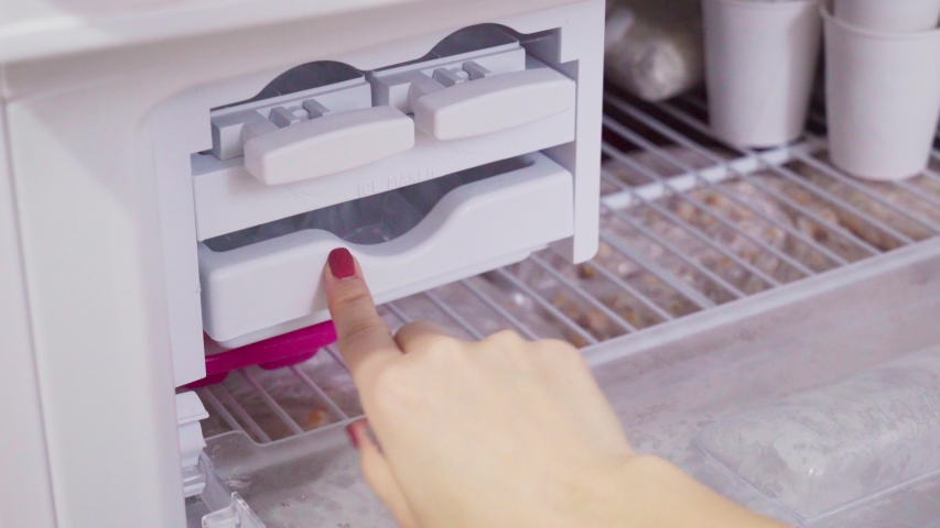 female closing fridge door Stock Footage Video (100% Royalty-free ...