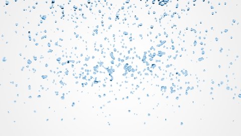 Realistic 3d Rain Falling Background Render Stock Footage Video (100% ...