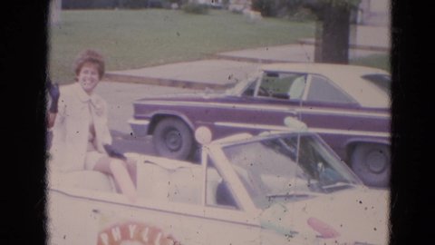 Lincoln Nebraska1963 Lady Sitting On Top Stock Footage Video (100% ...