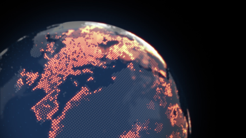 World population distribution Stock Video Footage - 4K and HD Video ...