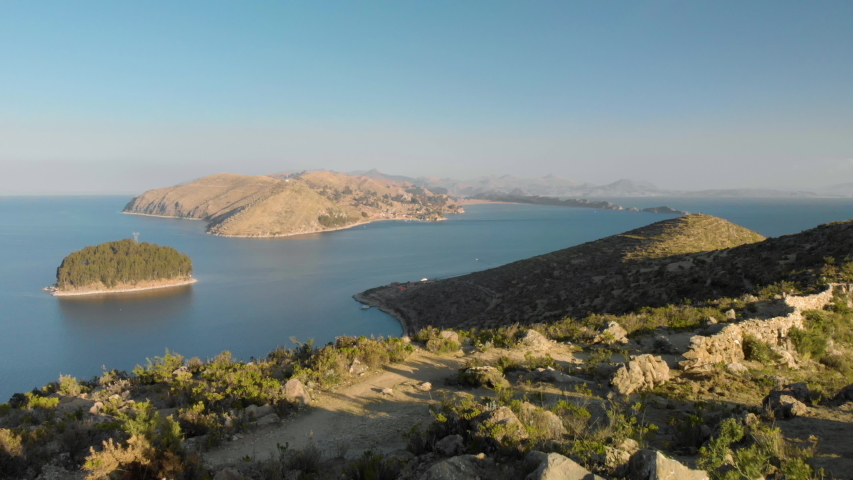 Lake Titicaca landscape with blue image - Free stock photo - Public ...