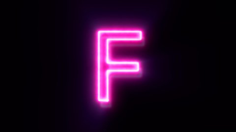 100 Neon Letter F Stock Video Footage - 4K and HD Video Clips ...