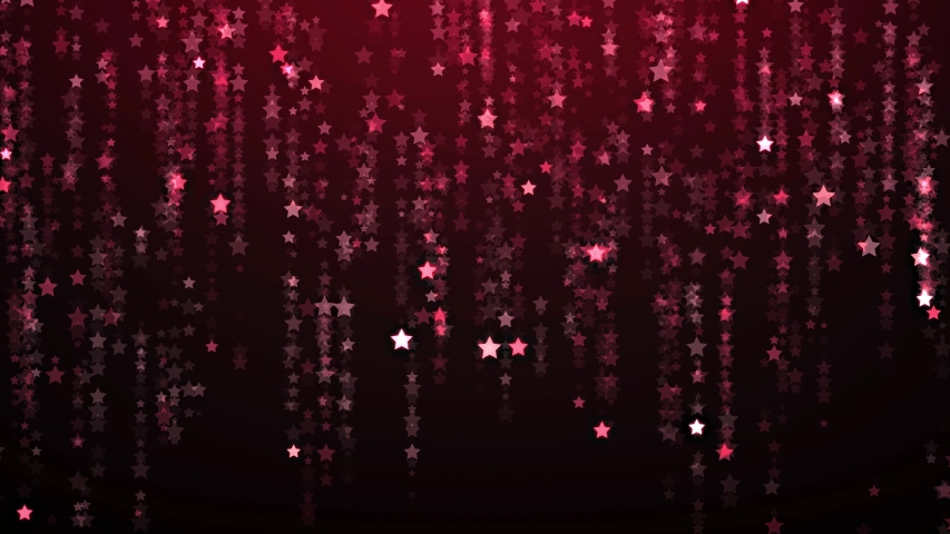 unique abstract glamorous red star falling Stock Footage Video (100% ...
