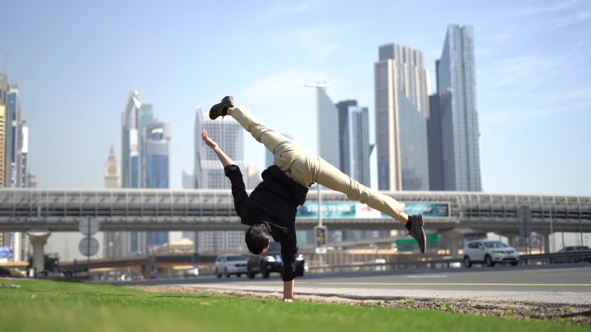One Hand Handstand Stock Video Footage - 4K and HD Video Clips ...