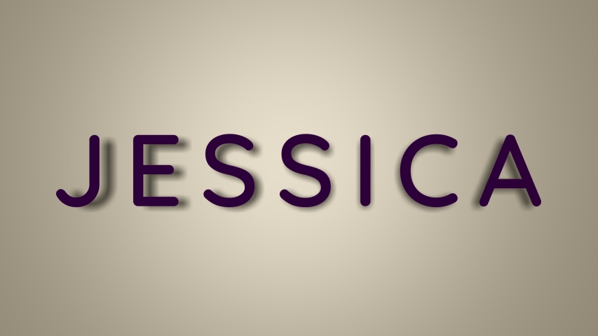 Jessica Name Image Stock Video Footage - 4K and HD Video Clips ...