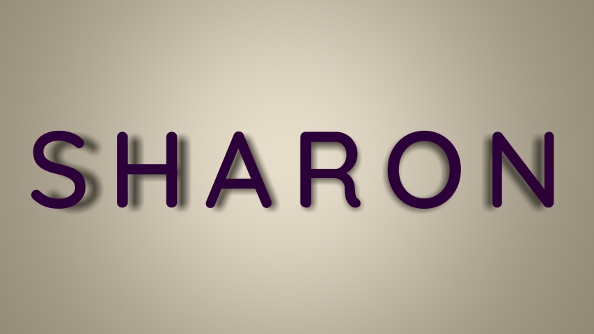 Sharon name image Stock Video Footage - 4K and HD Video Clips ...