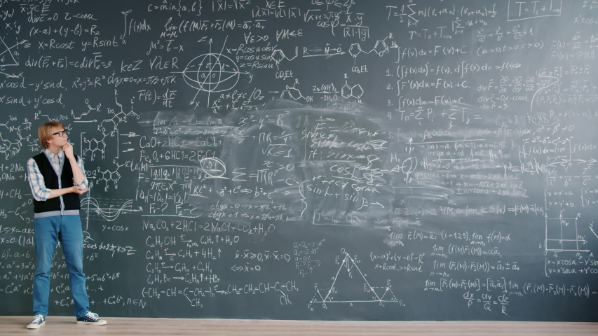 Timelapse Smart Young Man Scientist Walking Stock Footage Video (100% ...