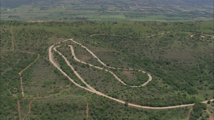 aerial south africa-gerotek vehicle testing track Stock Footage Video ...