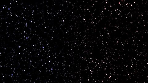 Night Starry Skies Twinkling Blinking Stars Stock Footage Video (100% ...