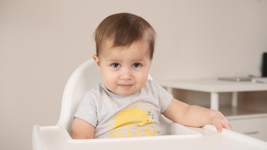 Adorable Little Happy Laughing Baby Stock Footage Video (100% Royalty ...