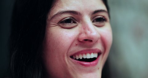 Woman Nodding Yes Affirmation Pretty Girl Stock Footage Video (100% ...