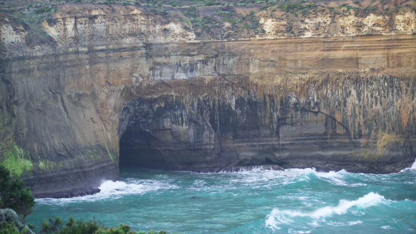 Amazing View Along Great Ocean Stock Footage Video (100% Royalty-free ...