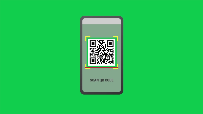 Animation Scanning Qr Code with : Video de stock (totalmente libre de ...