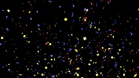 Confetti Explosions Animation Flying Down Stock Footage Video (100% Royalty-free) 1047264754 ...
