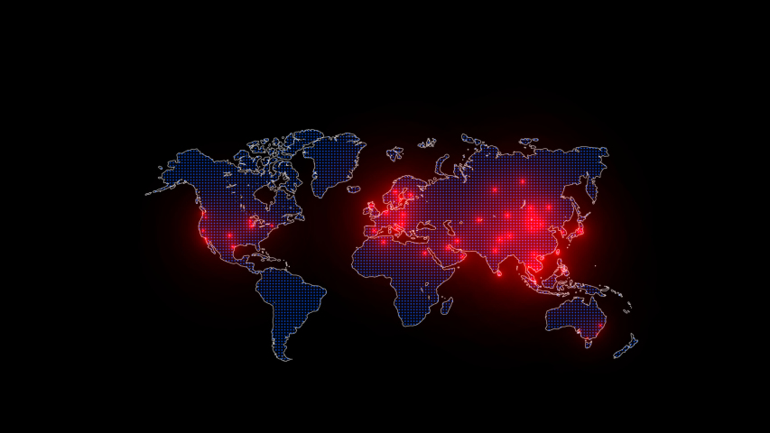 hacker war super modern digital data Stock Footage Video (100% Royalty ...