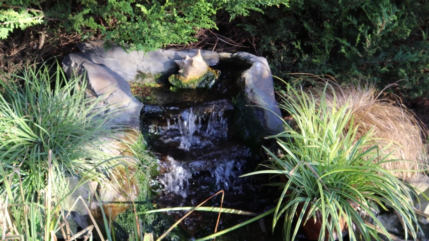 Rushing Water in the Japanese Gardens image - Free stock photo - Public ...