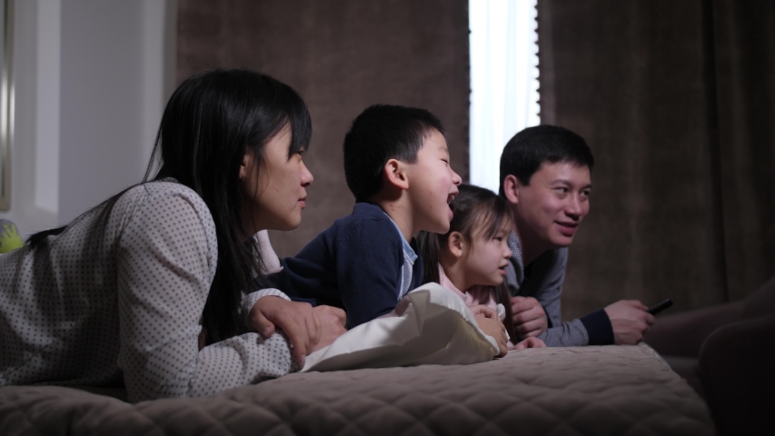 close-up happy chinese parents together little Stock Footage Video (100 ...