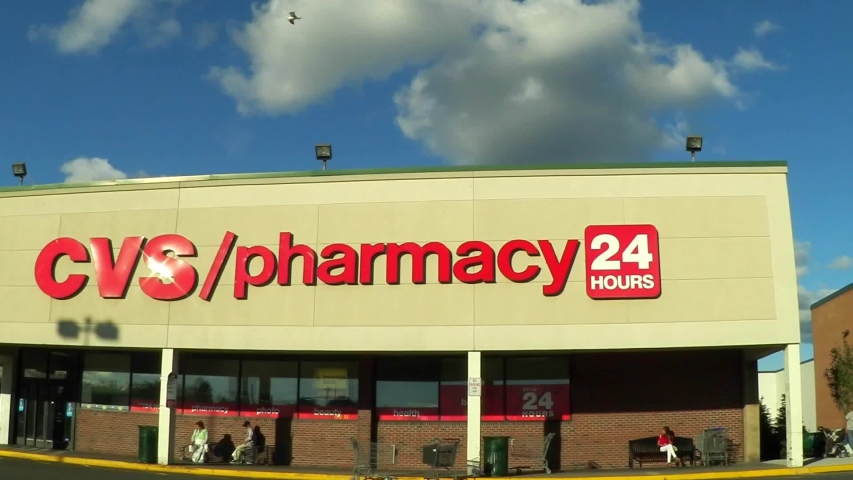 cvs pharmacy storefront drive up revere Stock Footage Video (100% ...