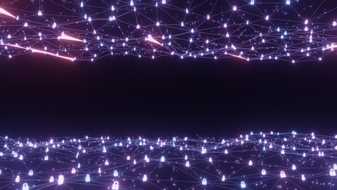 Abstract Line Lighting Frame Structure Pattern Stock Footage Video (100% Royalty-free ...