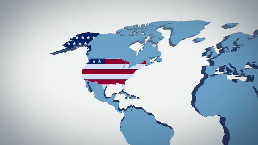united states zoom on map Stock Footage Video (100% Royalty-free ...