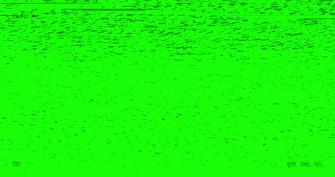 Glitch Distortion Effect On Green Screen Stock Footage Video (100% ...
