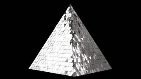 3d Animation Abstract Pyramid Abstract 3d Stock Footage Video (100% ...