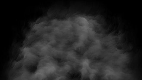 Animated Smoke Effect Come Across Green Stock Footage Video (100% ...