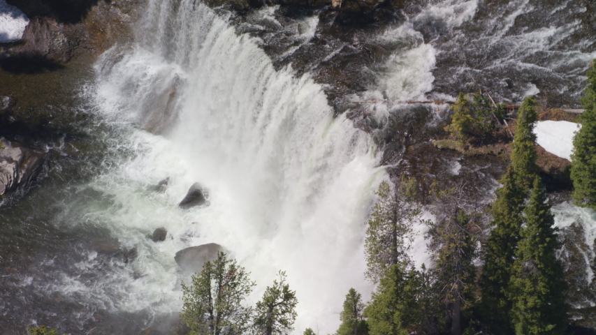 The Colonnade Falls Cascade Over Stock Footage Video (100% Royalty-free ...